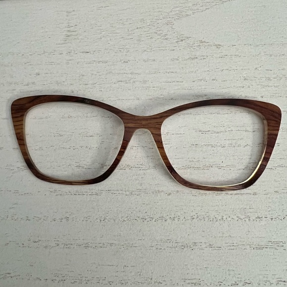 Pair Eyewear | Accessories | Wanda Pair Eyewear Topper Woodgrain Finish ...